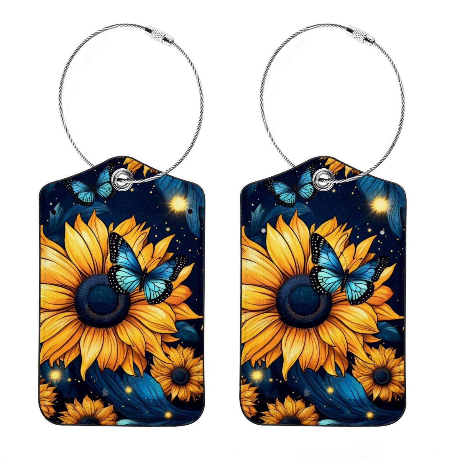 2 Pieces Luggage Tag for Suitcases, Baggage Tags Identifiers for Travel ...