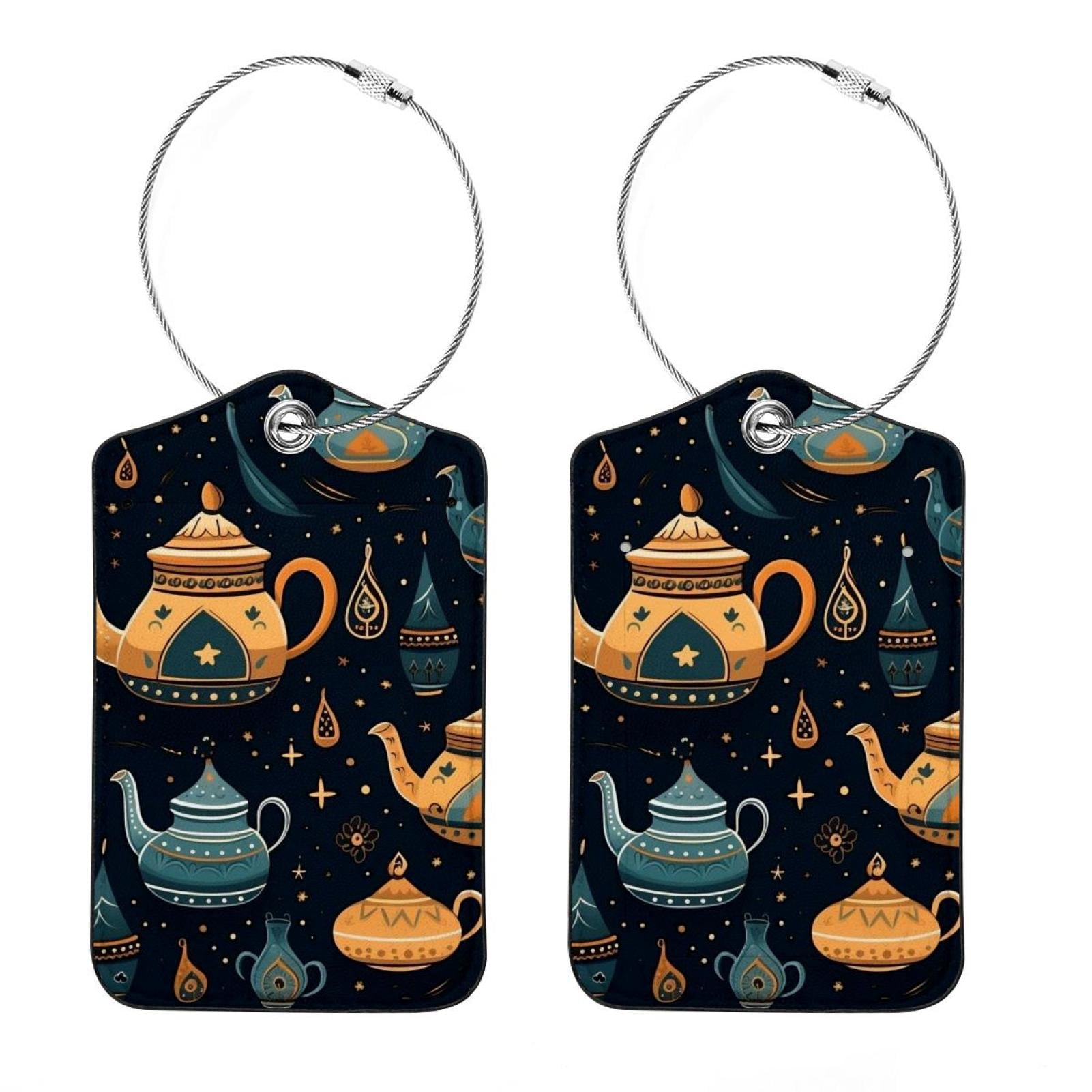2 Pieces Luggage Tag for Suitcases, Baggage Tags Identifiers for Travel ...