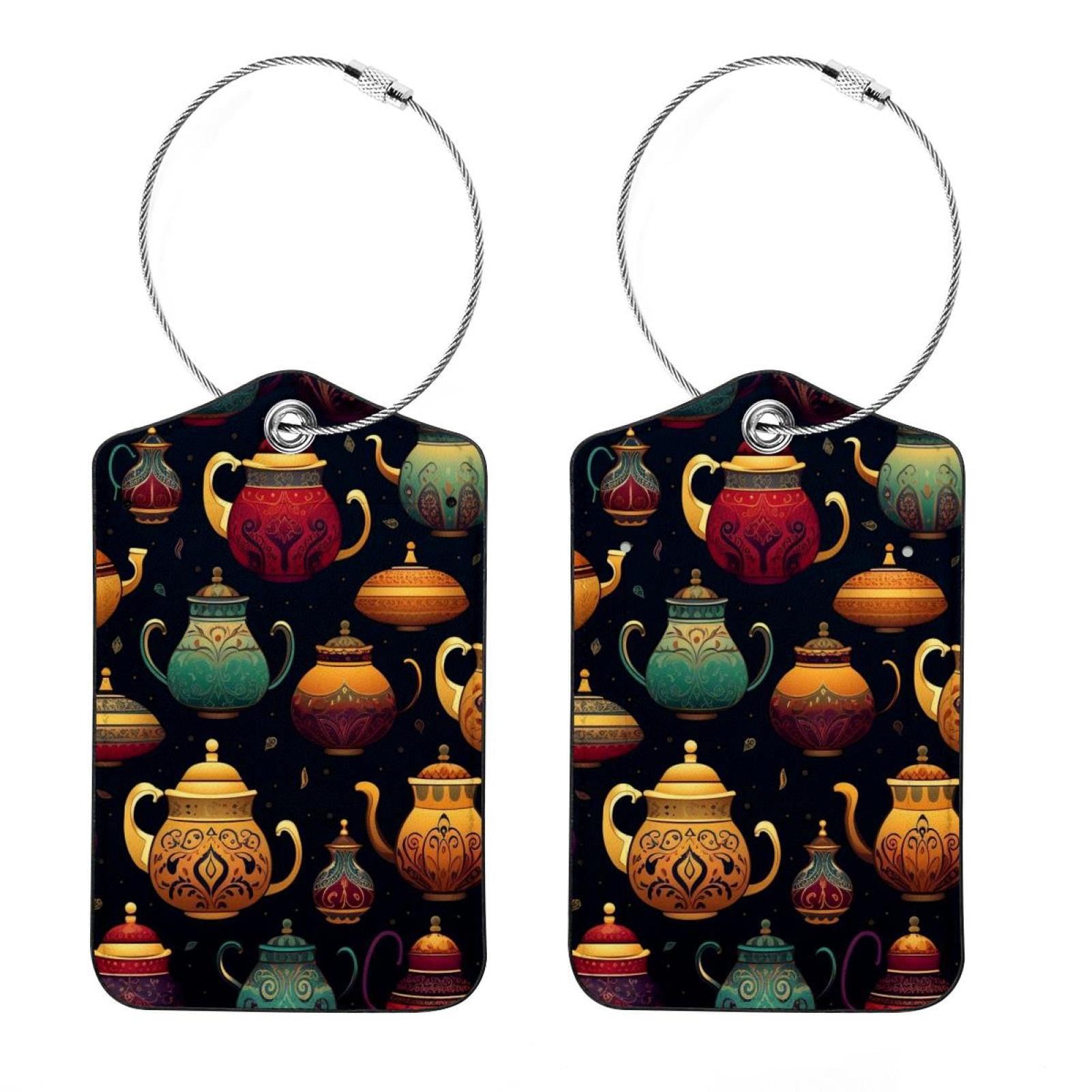 2 Pieces Luggage Tag for Suitcases, Baggage Tags Identifiers for Travel ...