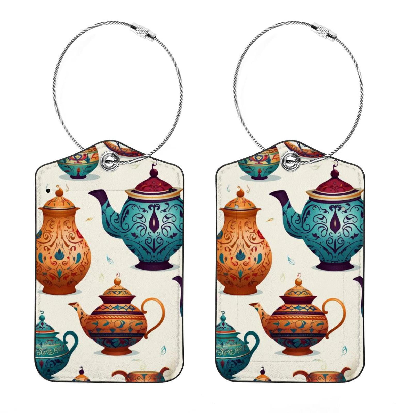 2 Pieces Luggage Tag for Suitcases, Baggage Tags Identifiers for Travel ...