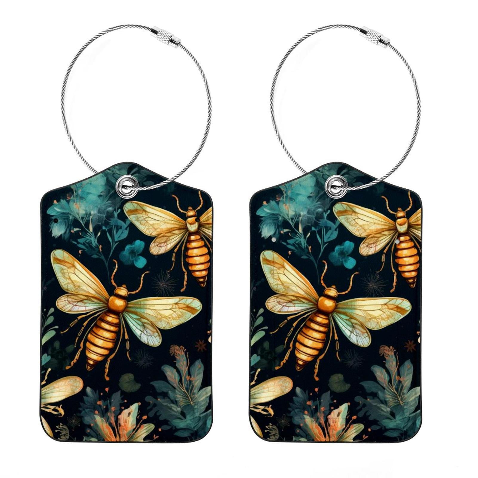 2 Pieces Luggage Tag for Suitcases, Baggage Tags Identifiers for Travel ...