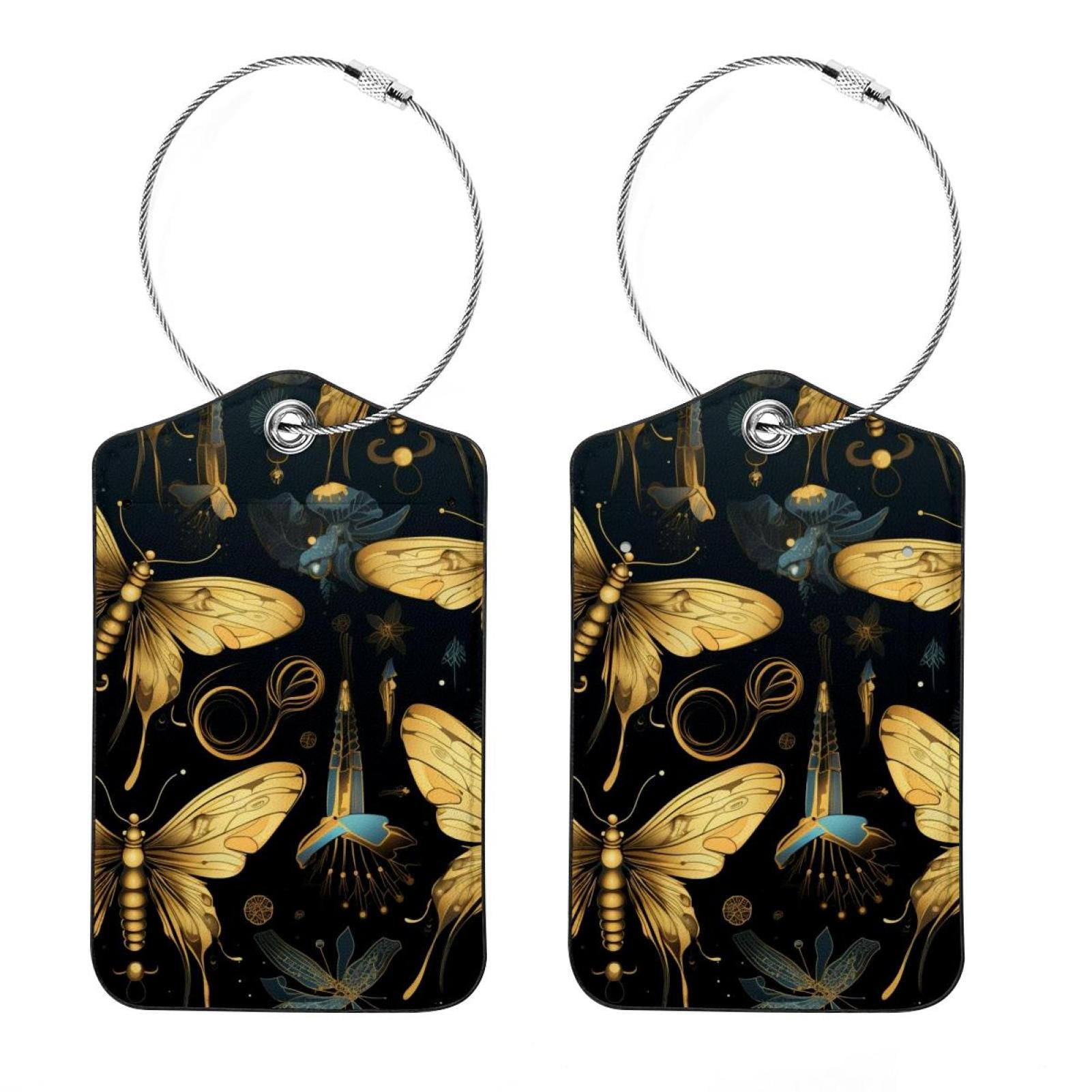 2 Pieces Luggage Tag for Suitcases, Baggage Tags Identifiers for Travel ...