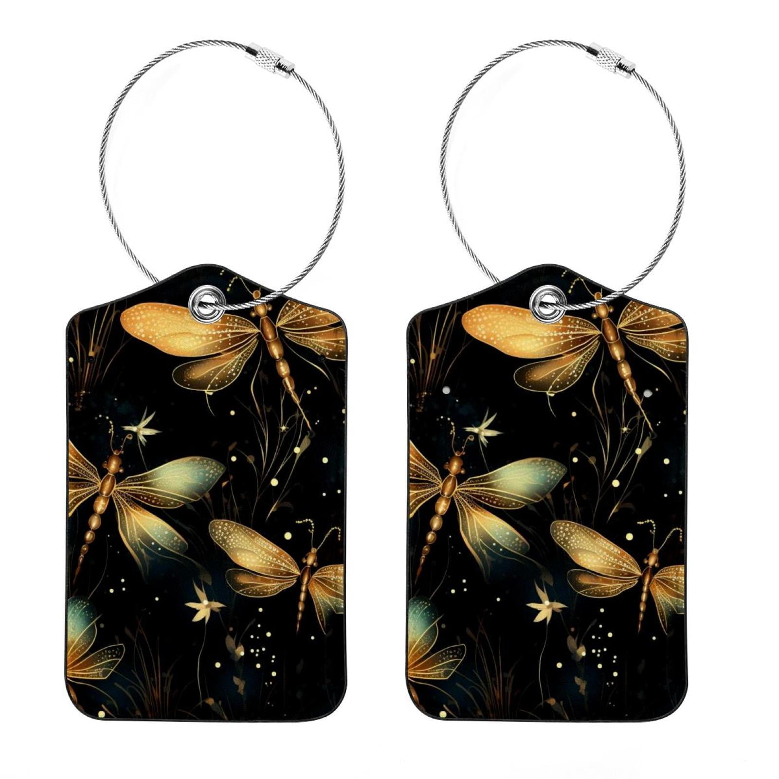 2 Pieces Luggage Tag for Suitcases, Baggage Tags Identifiers for Travel ...