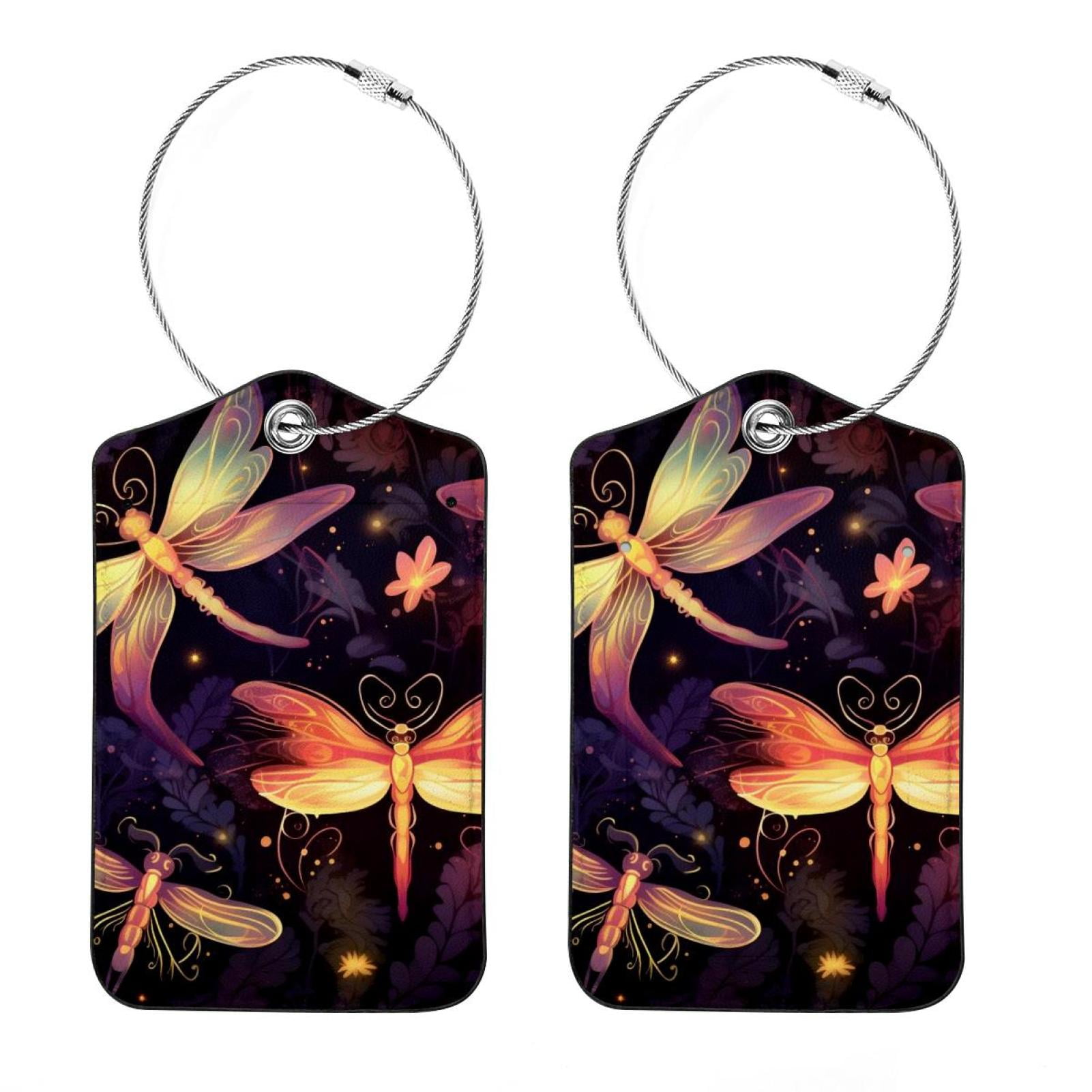 2 Pieces Luggage Tag for Suitcases, Baggage Tags Identifiers for Travel ...