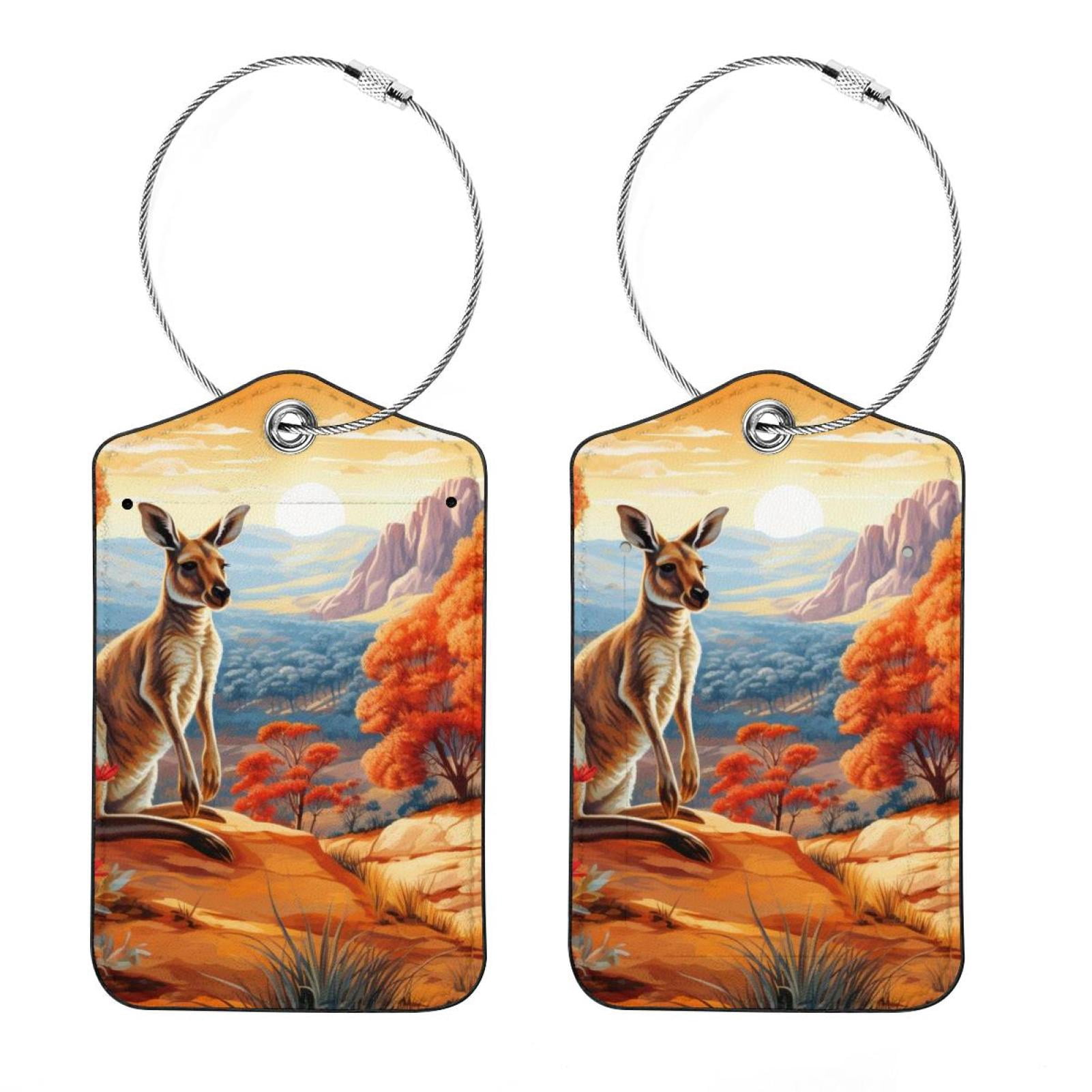 2 Pieces Luggage Tag for Suitcases, Baggage Tags Identifiers for Travel ...