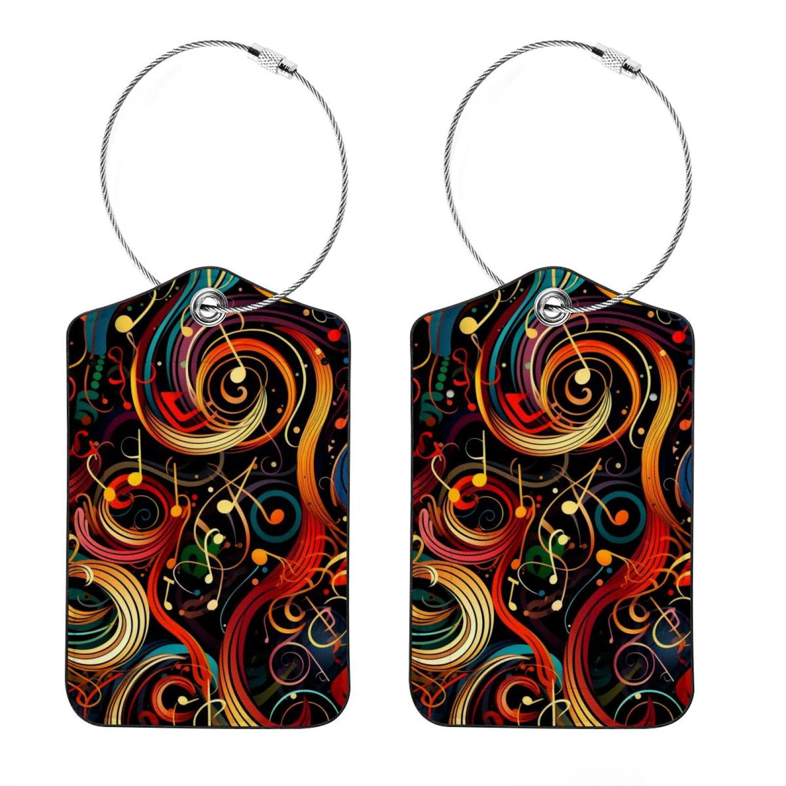 2 Pieces Luggage Tag for Suitcases, Baggage Tags Identifiers for Travel ...