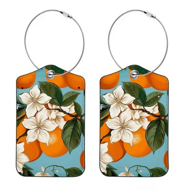 8 Pcs Silicone Luggage Tags with Strings, ID Card for Travel ...