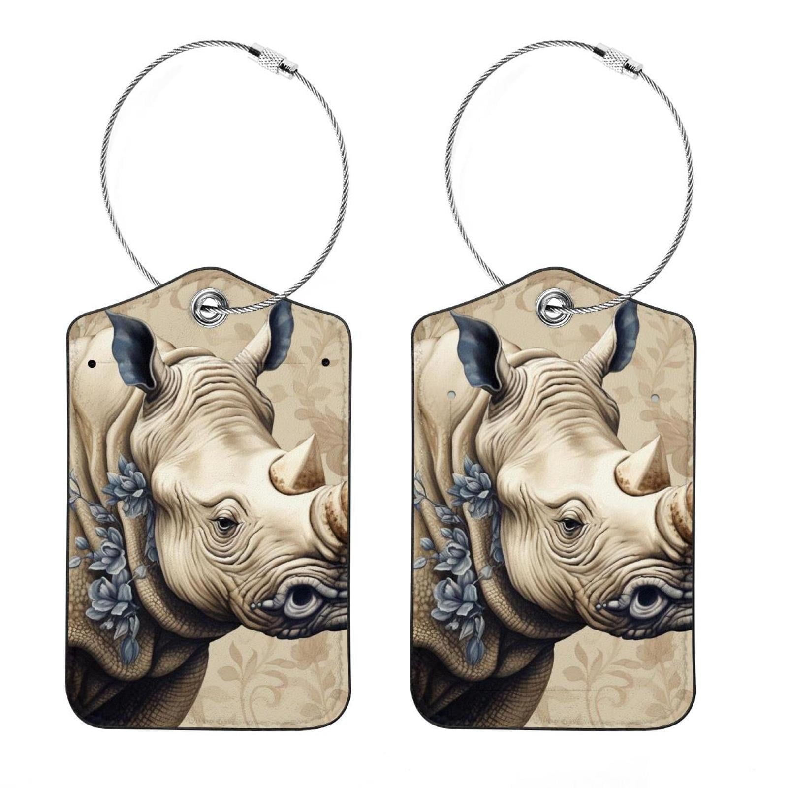 2 Pieces Luggage Tag for Suitcases, Baggage Tags Identifiers for Travel ...