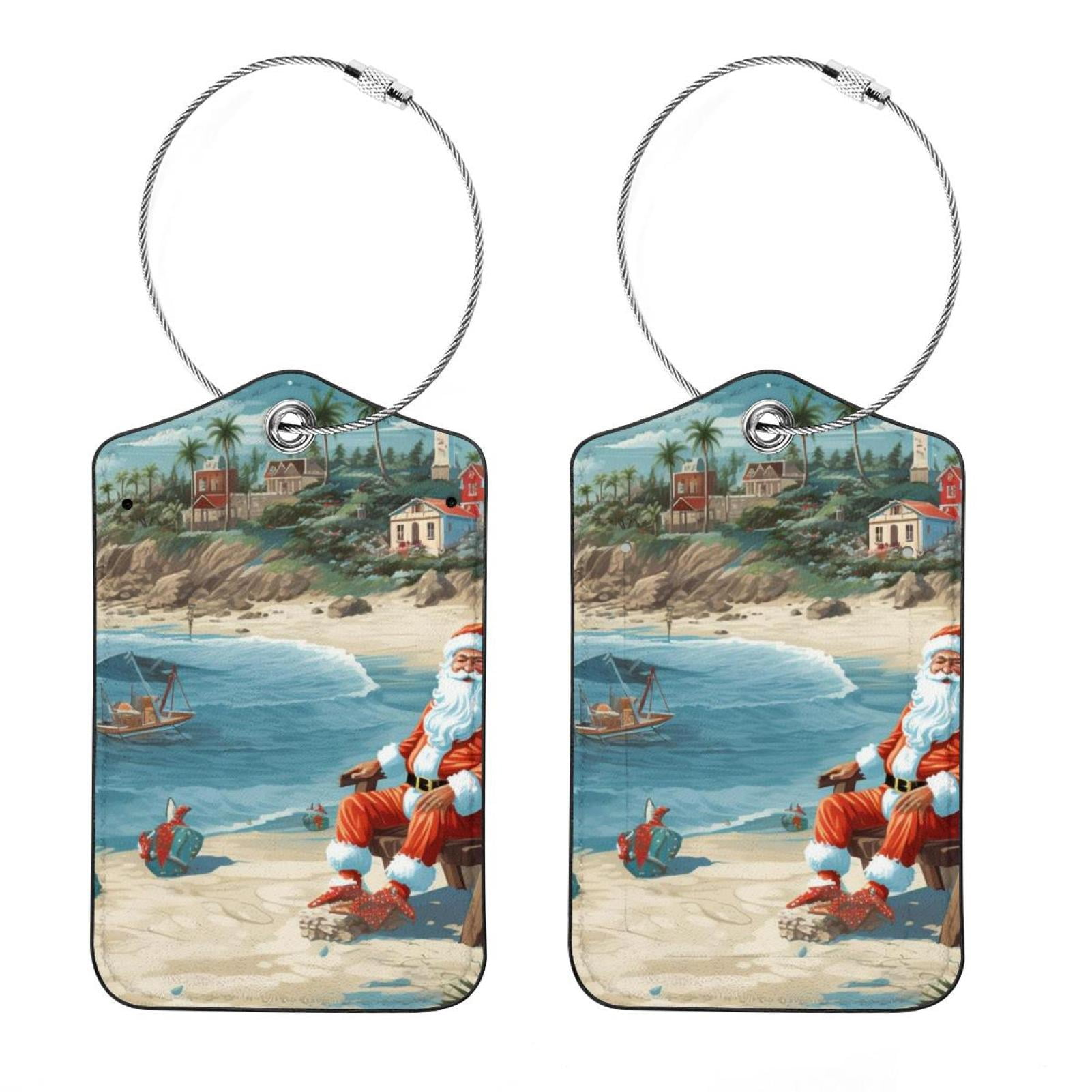 2 Pieces Luggage Tag for Suitcases, Baggage Tags Identifiers for Travel ...