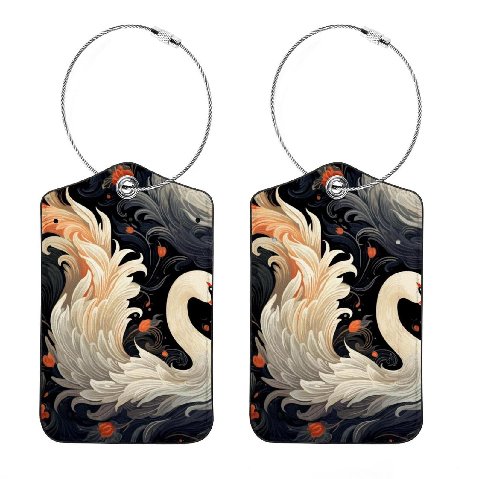 2 Pieces Luggage Tag for Suitcases, Baggage Tags Identifiers for Travel ...