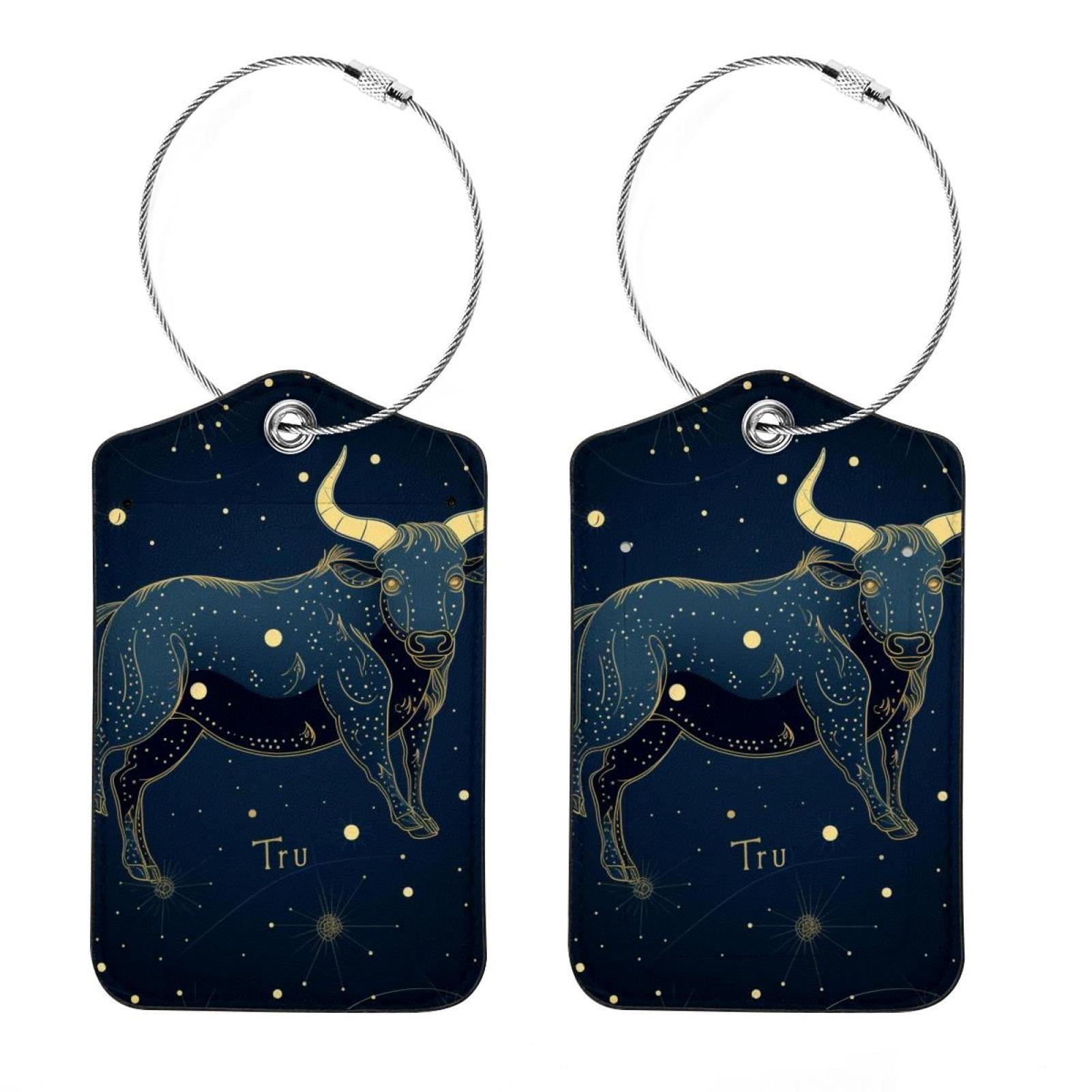 2 Pieces Luggage Tag for Suitcases, Baggage Tags Identifiers for Travel ...