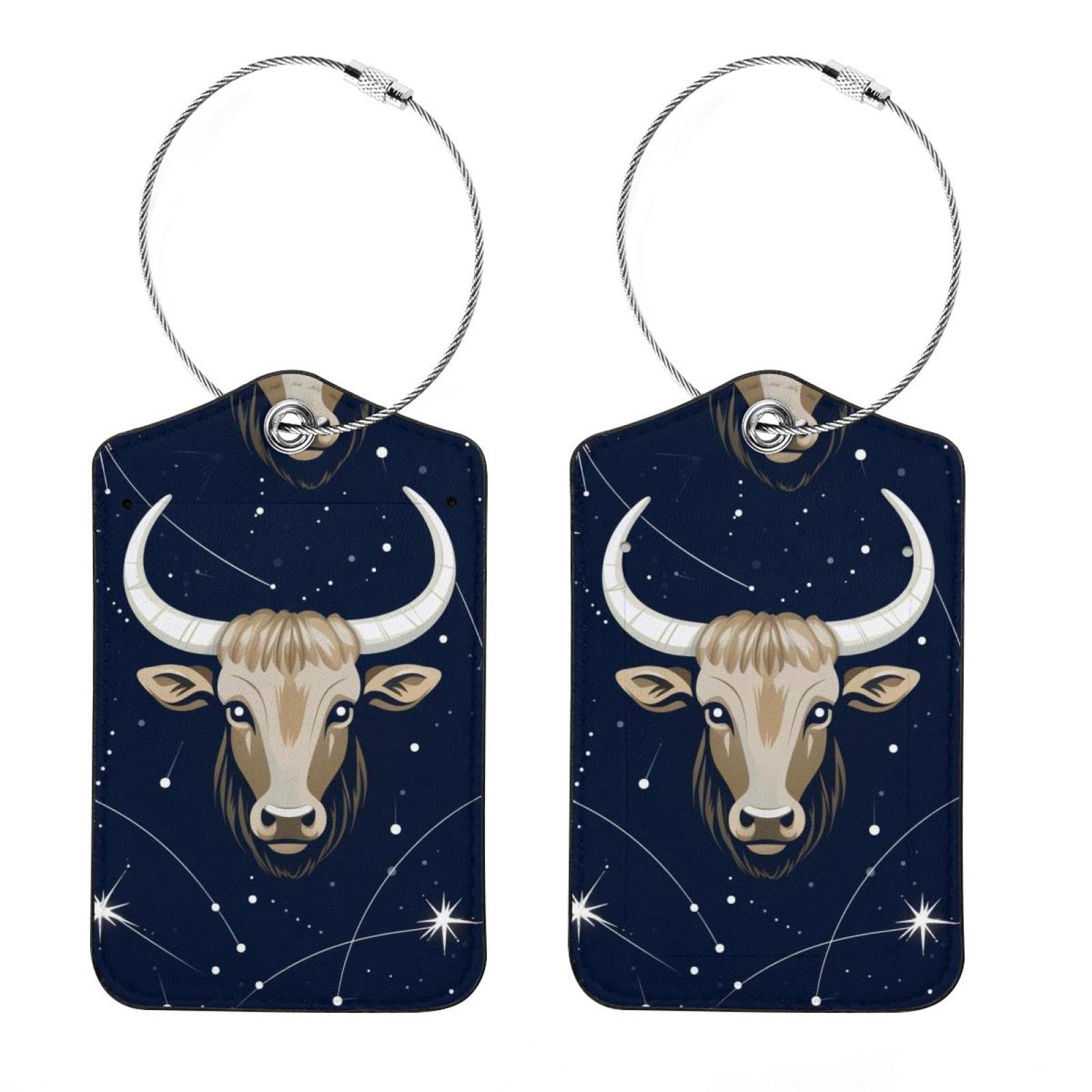 2 Pieces Luggage Tag for Suitcases, Baggage Tags Identifiers for Travel ...