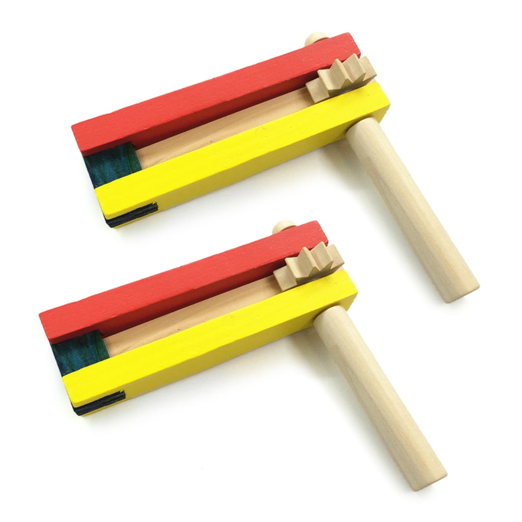 2 Pieces Matraca Wood Toy For Children For Home And Classroom Play ...