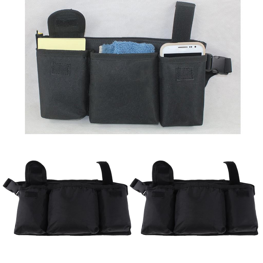 2 Pieces Men Women Waterproof Tool Pouch Bag Waist Fanny Pack Belt Work ...