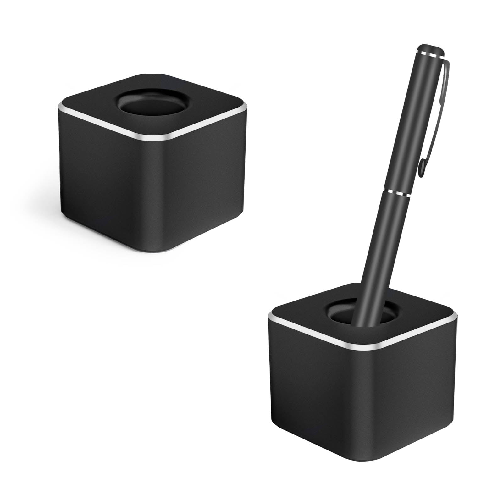 2 Pieces Metal Pen Stand, Single Pen Holder for Desk, Desk Stand ...