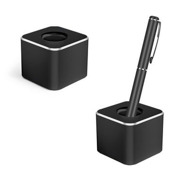 Mr. Pen- 3pcs Mesh Pen Holders, Black Desktop Office Metal Pencil Cup ...