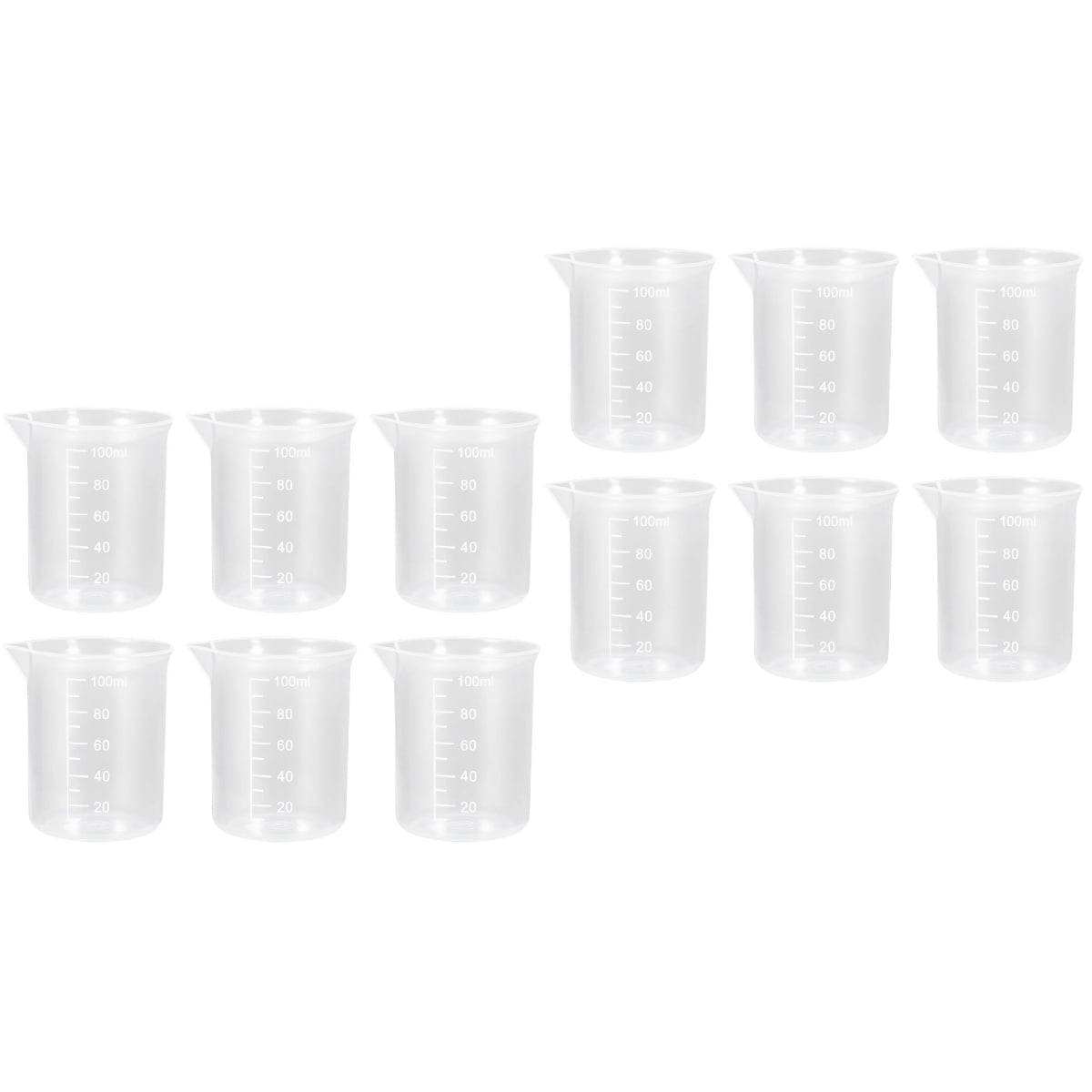 2 Pieces Milliliter Measuring Cup ML Cups Liquid Container with ...