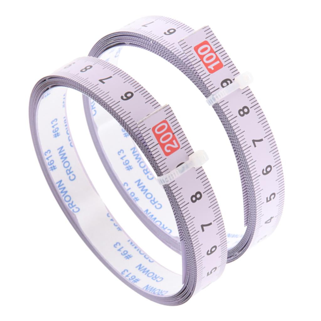 2 Pieces Miter Saw Track Tape Measure Stick And Measure Flat Tape For ...