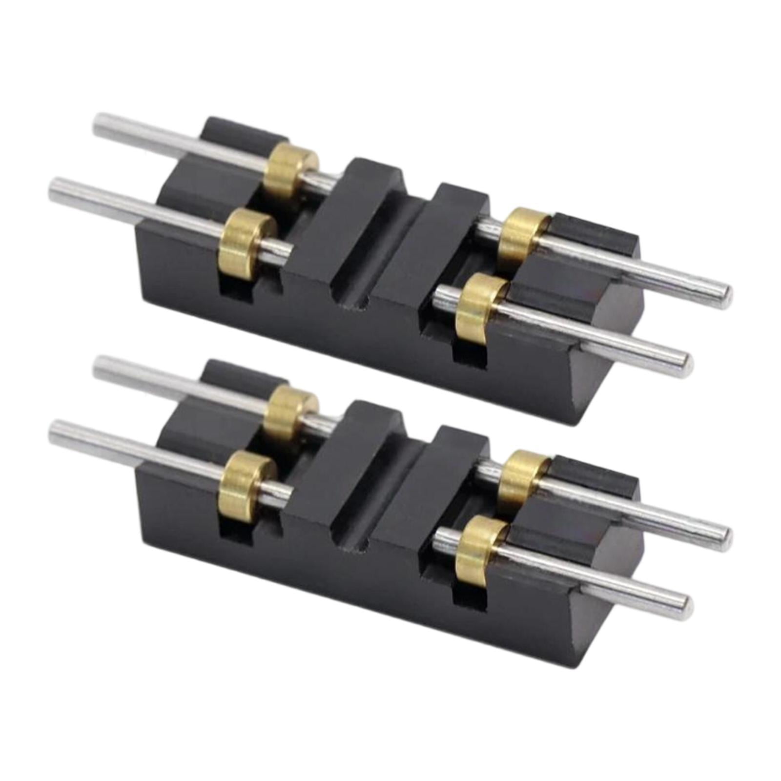 2 Pieces Model Train Track Roller Treadmill Stainless Steel Material ...