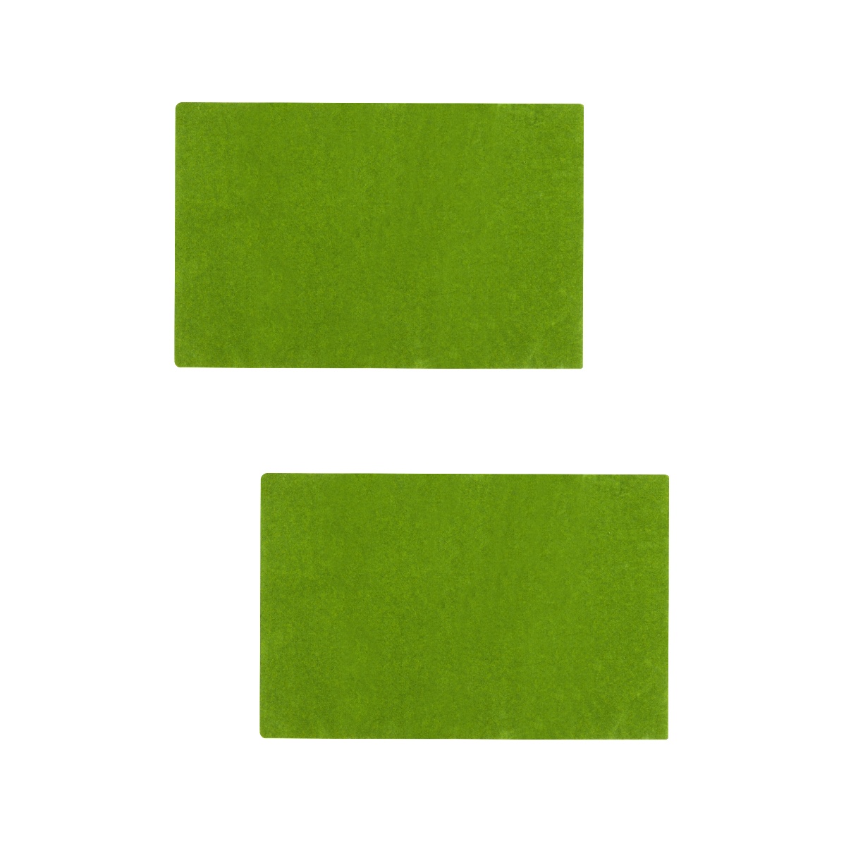 2 Pieces Model Turf Paper Grass Mat Miniatures Artificial DIY Dollhouse ...