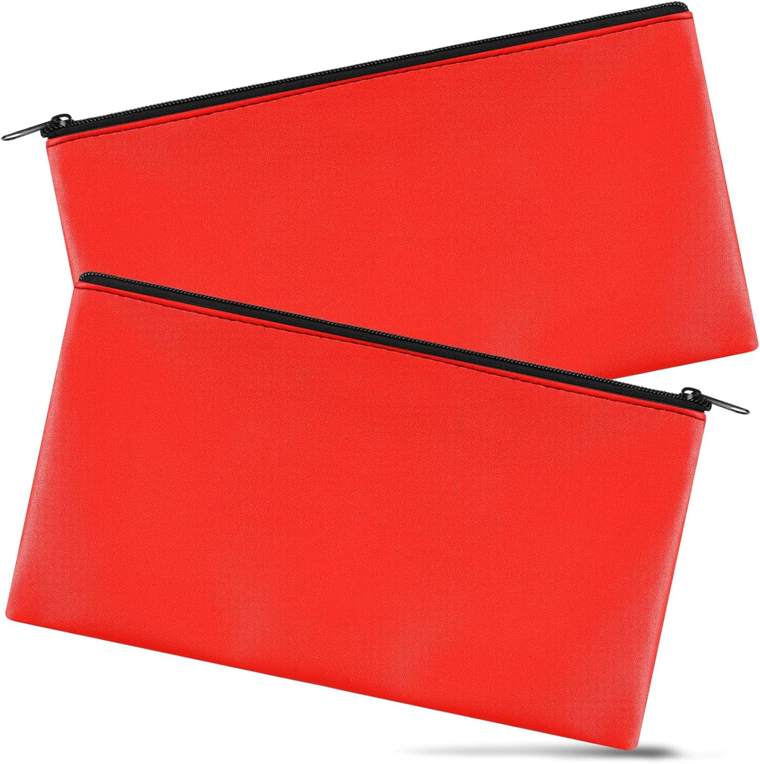 2 Pieces Money Bags with Zipper, 11x6.1 inch Money Pouch, Bank Bag ...