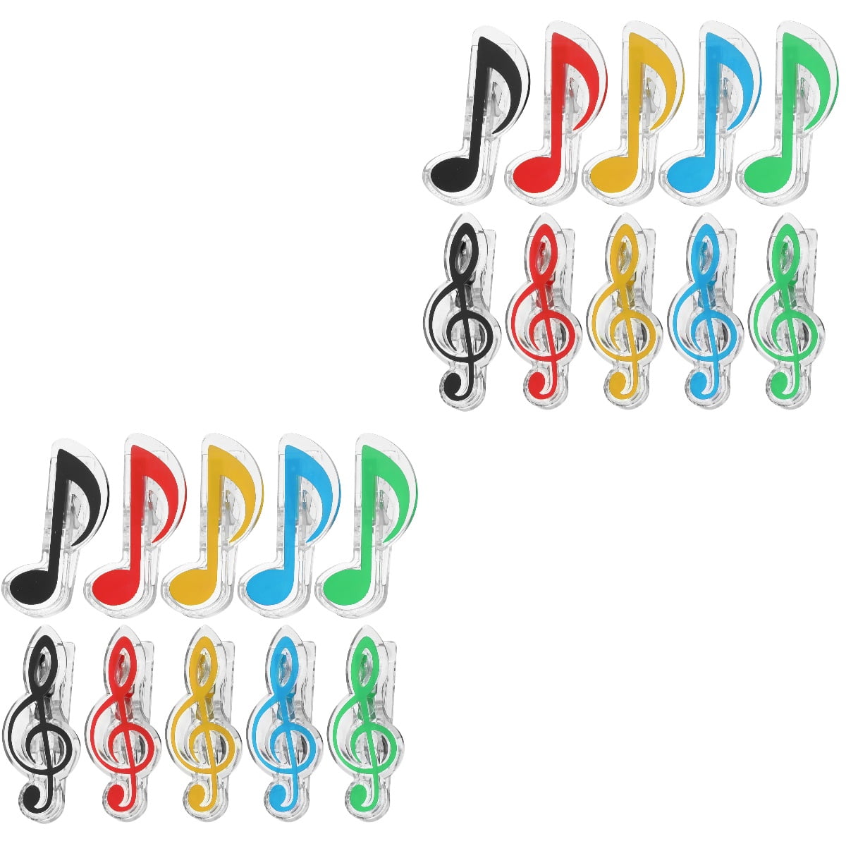2 Pieces Music Book Page Holder Stationery Clips for Paper Note Folder ...