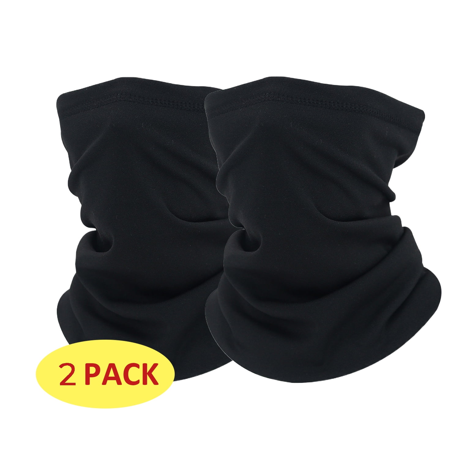2 Pieces Neck Gaiter Face Mask Men Women Skin-Friendly Wind&Dust ...