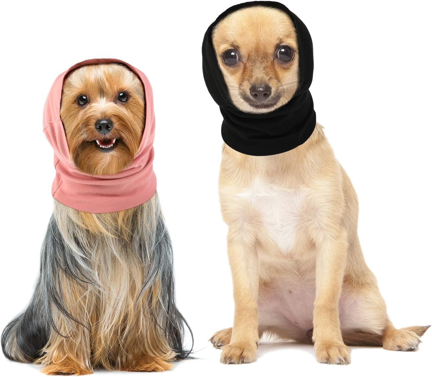 2 Pieces No Flap Ear Wraps for Dogs Dog Ear Muffs Ear Covers for Noise ...