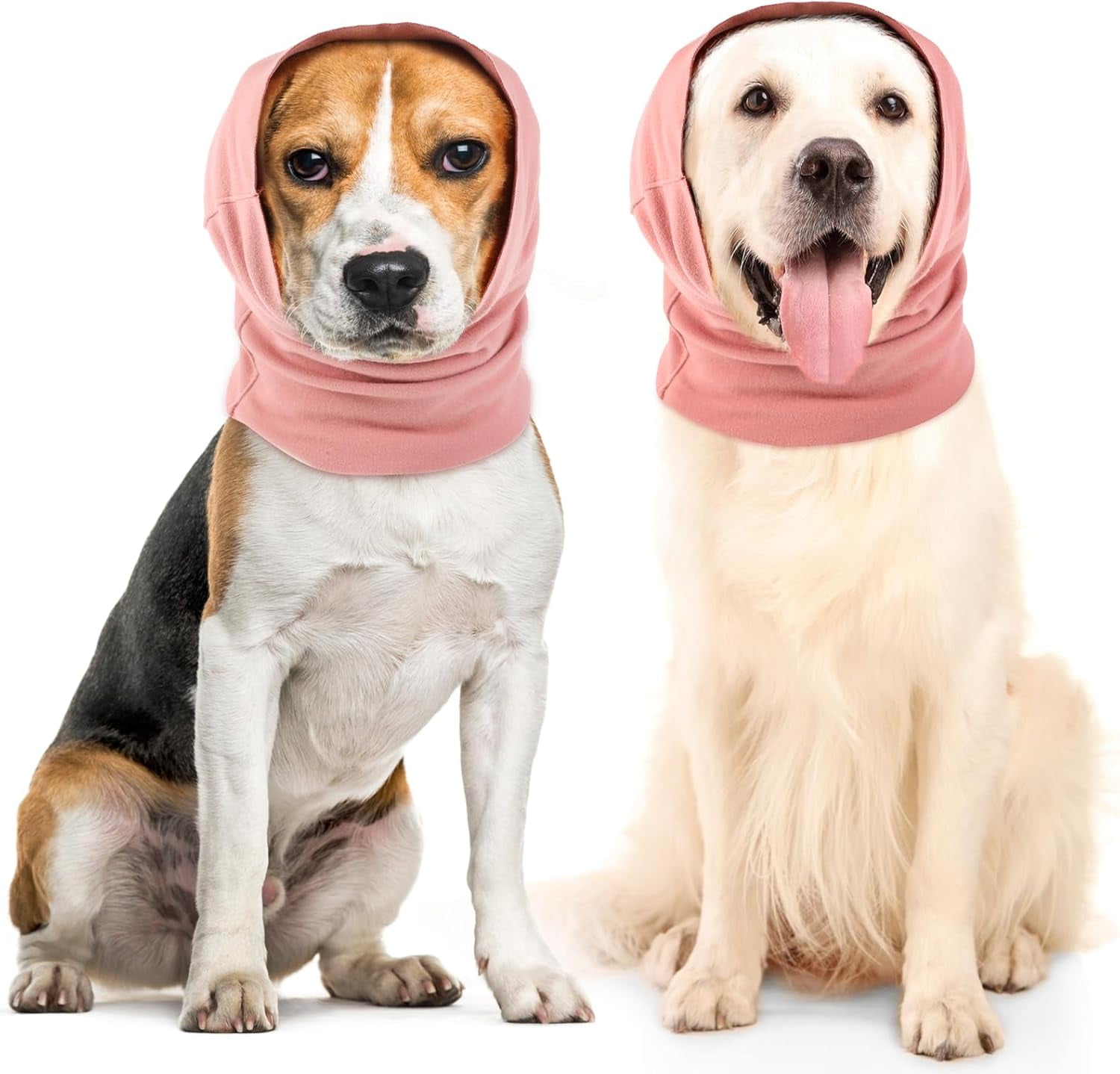 2 Pieces No Flap Ear Wraps for Dogs Dog Ear Muffs Ear Covers for Noise ...