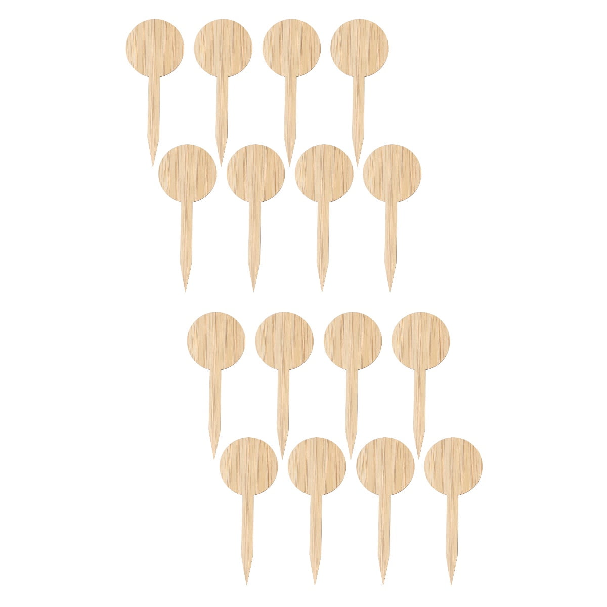 2 Pieces Nursery Plant Marker Garden Labeling Poles Outdoor Markers ...