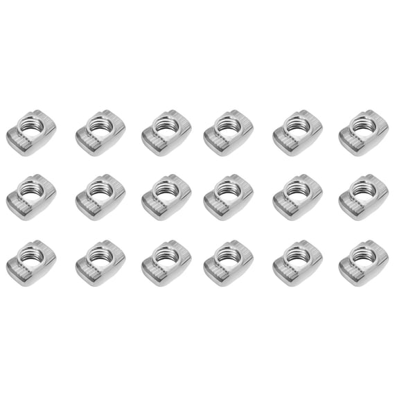 2 Pieces Nuts Aluminum T-nut Groove European Standard T-nut Aluminum ...