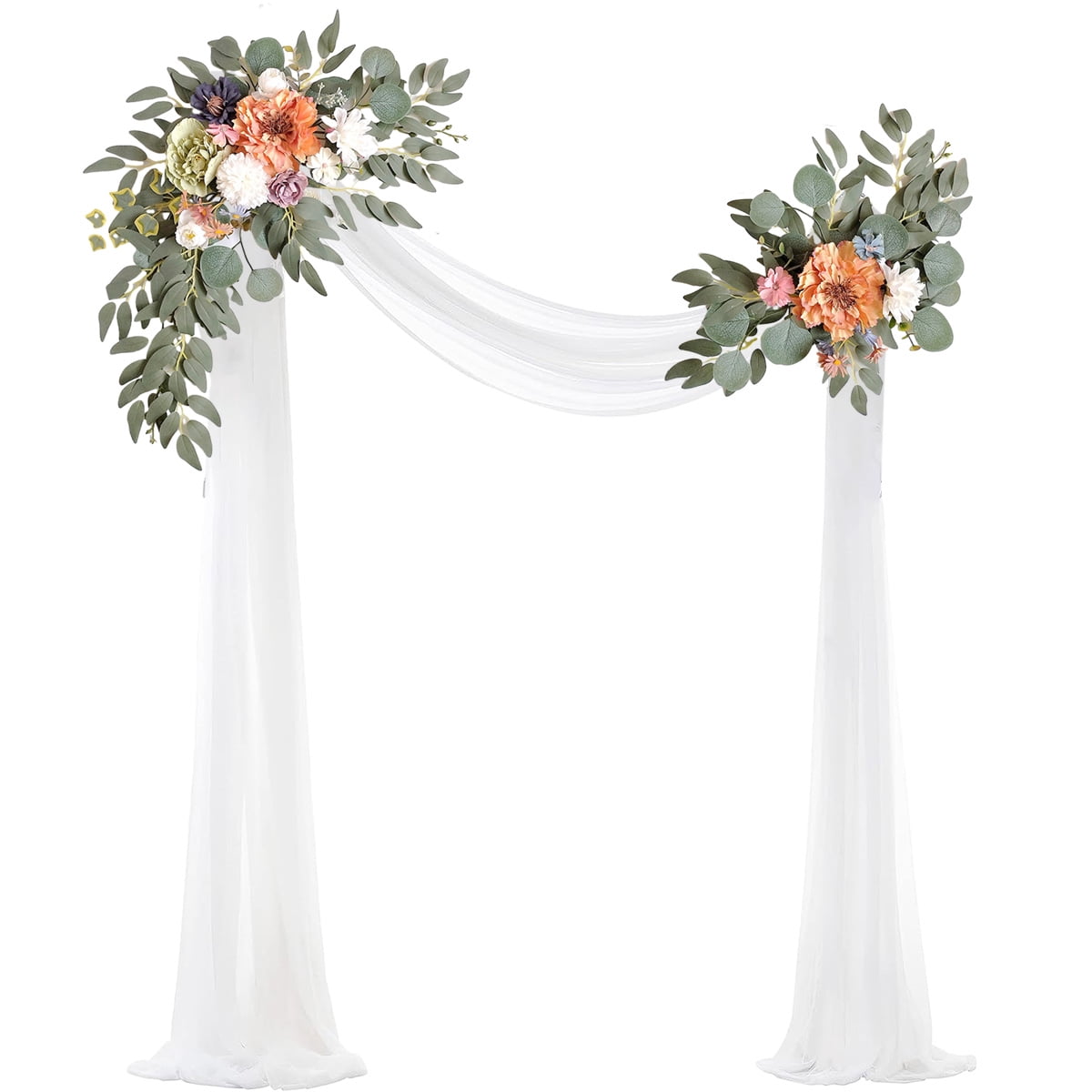 2 Pieces Of Artificial Flowers Decorate The Wedding Arch Decorate The ...