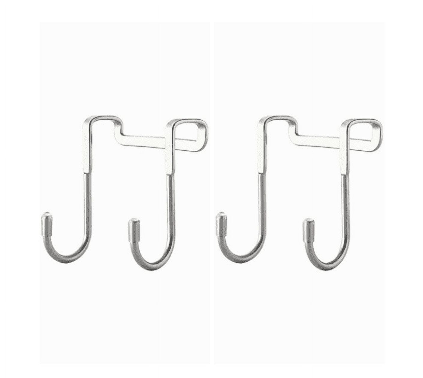 2 Pieces Over Cabinet Hook, Stainless Steel Over Door Hooks Double S ...