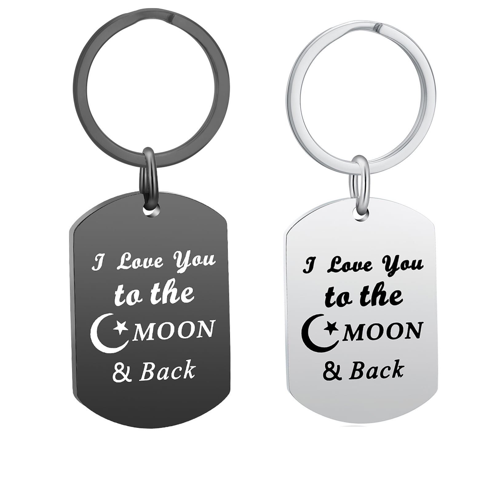 2 Pieces Pack Customize Cremation Jewelry Square Urn Keyring for Ashes ...