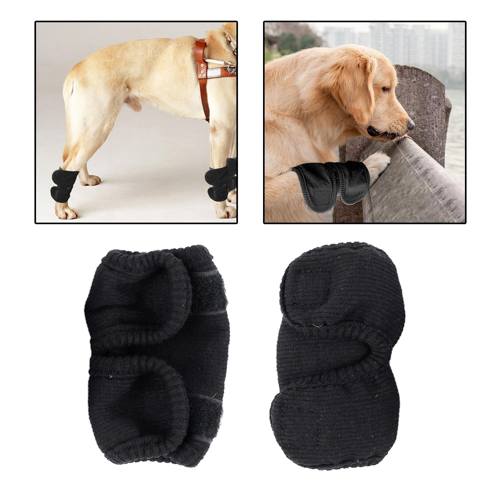 2 Pieces Pads Dog Leg Support Protective Sleeve Comfortable Dog Elbow ...