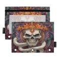 2 Pieces Pencil Bag Binder Pouches 3-Ring Page Turning Folder Pencil ...