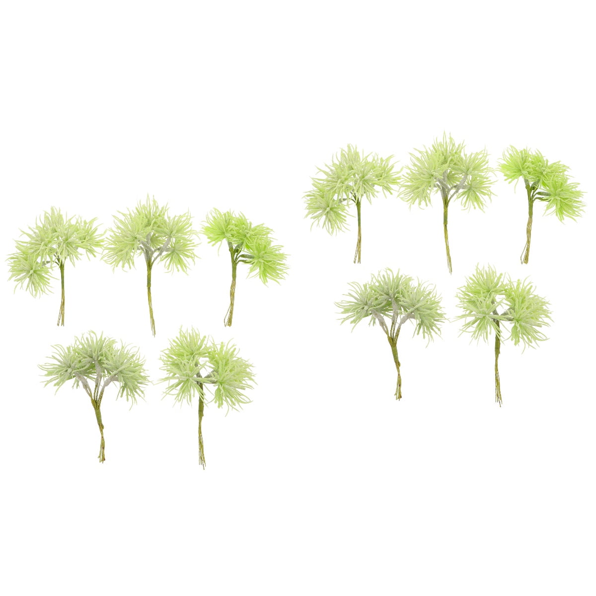 2 Pieces Plastic Green Plants Air Outdoor Artificial Flowers - Walmart.com