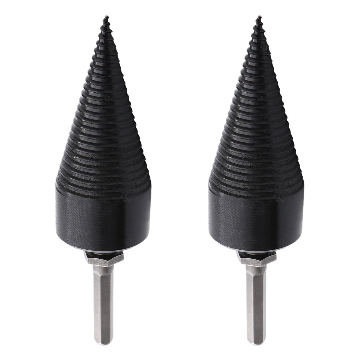 2 Pieces Portable Drill Log Splitter Splitters for Firewood Chainsaw ...