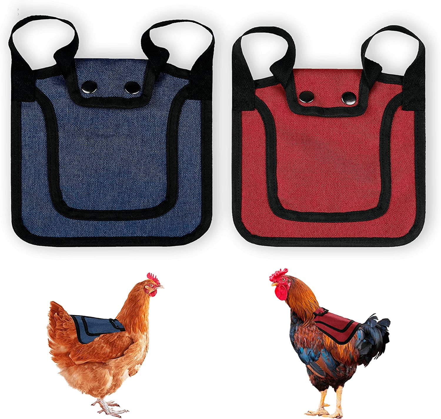 2 Pieces Premium Chicken Saddle for Hens and Roosters, Outdoor Hen ...