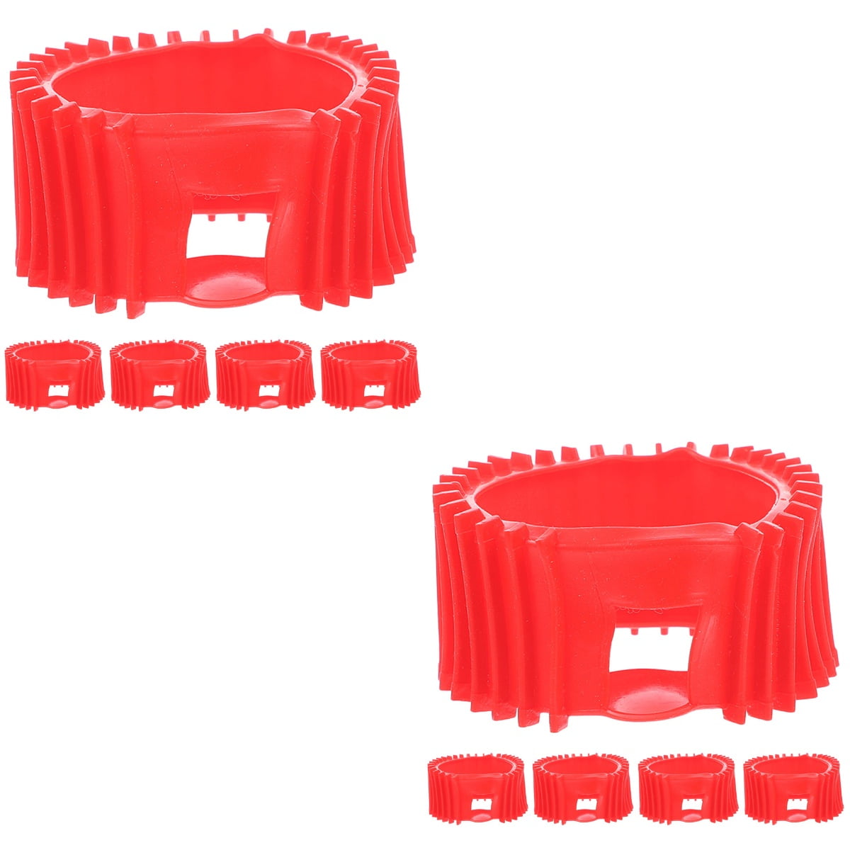 2 Pieces Pressure Gauge Protector Replacement Cover Regulator Meter Red ...