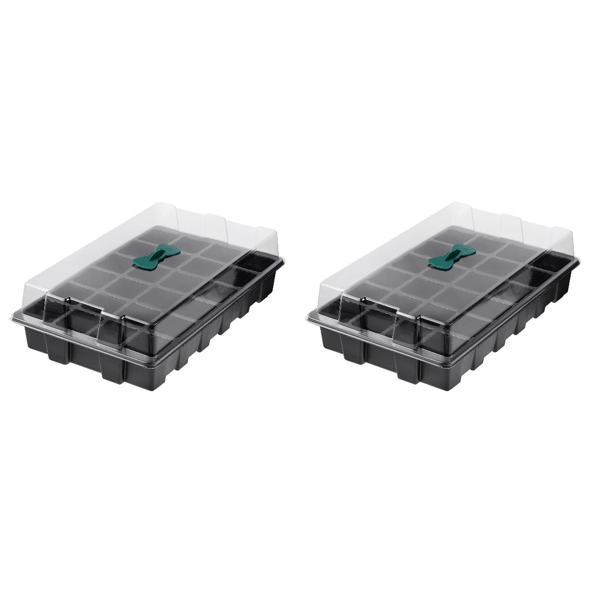 2 Pieces Propagation Trays Propagator Starter Fire Grow Kit - Walmart.com