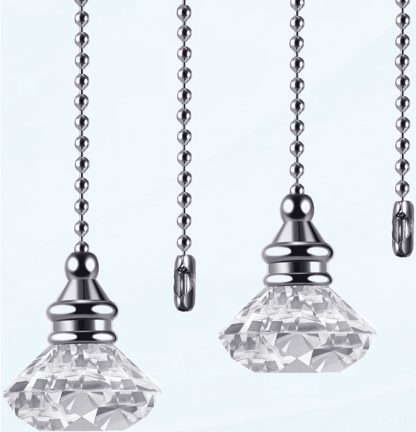 2 Pieces Pull Chain Ceiling Fan Pull Chain Ornaments Light Pull Chain ...