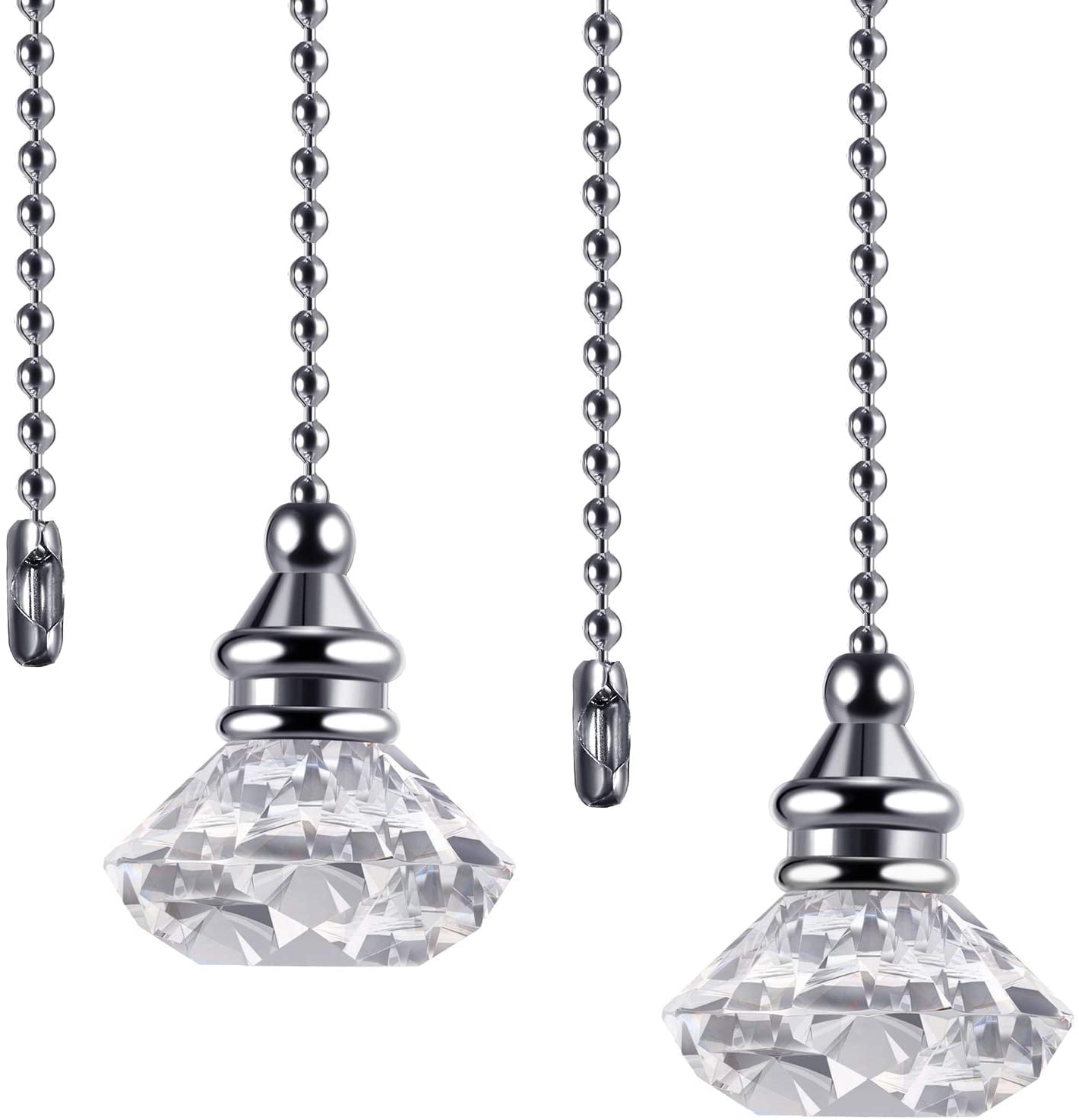 2 Pieces Pull Chain Ceiling Fan Pull Chain Ornaments Light Pull Chain ...