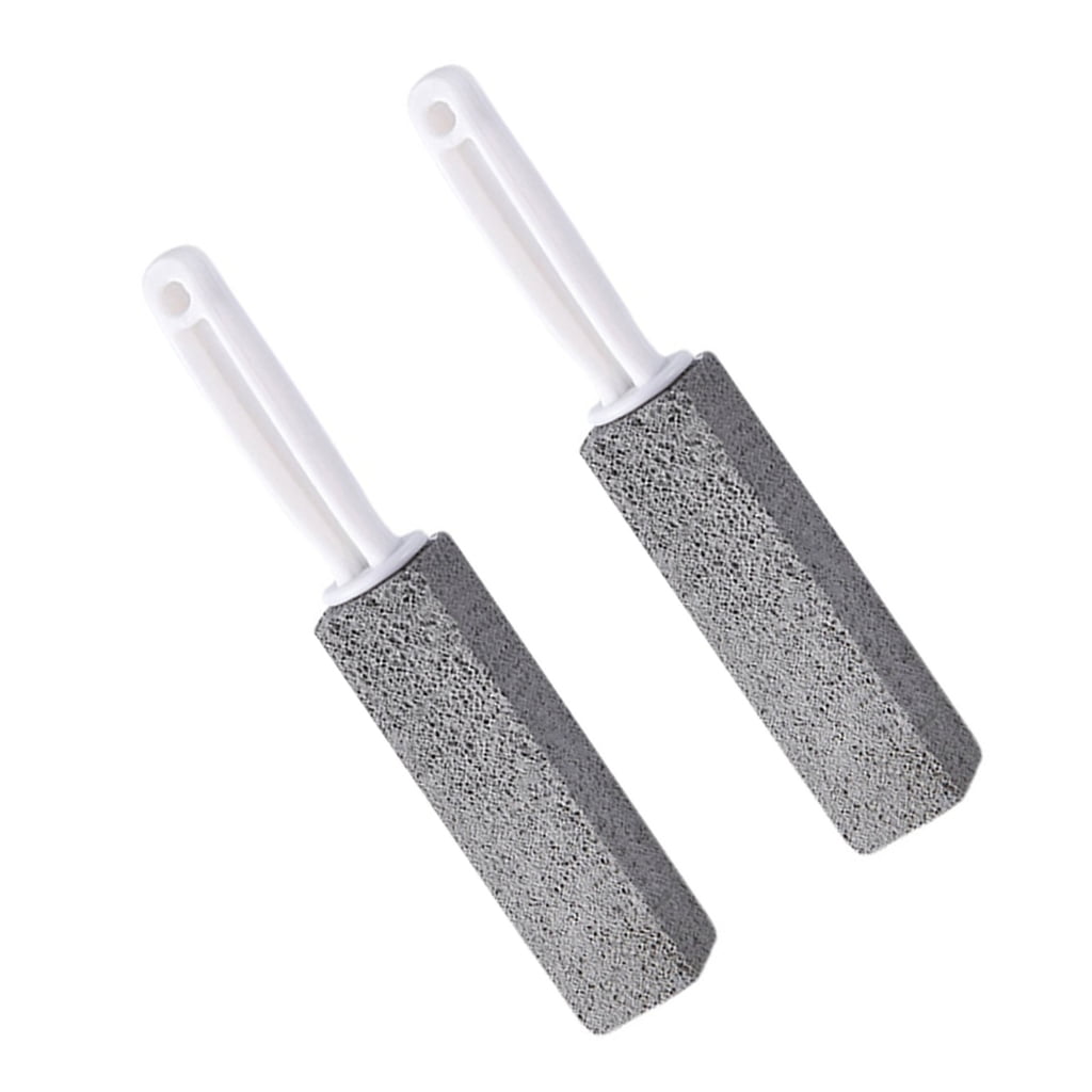 2 Pieces Pumice Stone Toilet with Handle Rust Remover Easily Remove ...