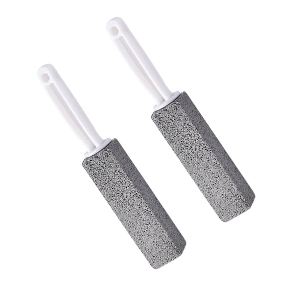2 Pieces Pumice Stone Toilet with Handle Rust Remover Easily Remove ...