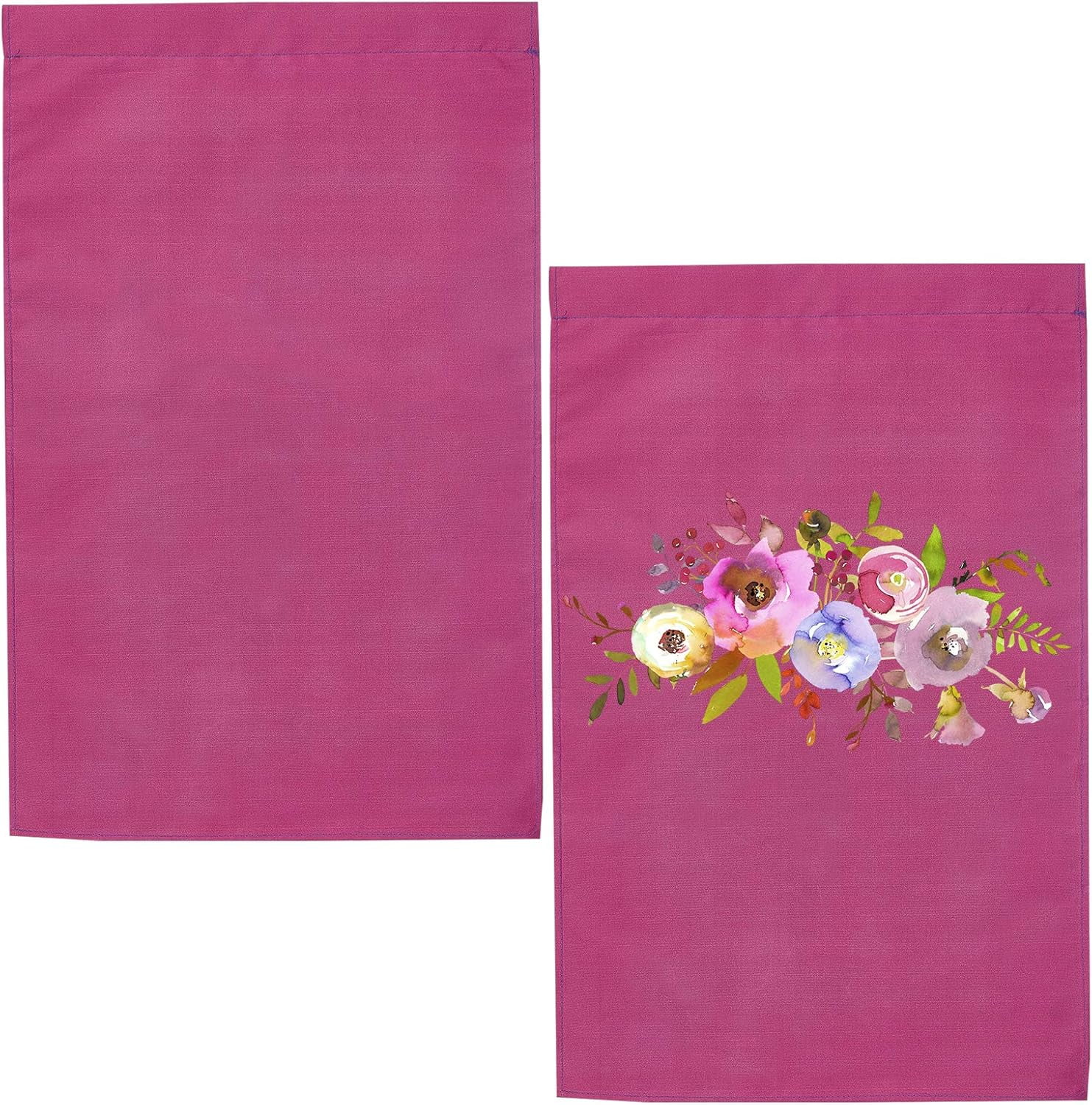 2 Pieces Purple Blank Garden Flags Solid Garden Flag for DIY Yard Flags ...