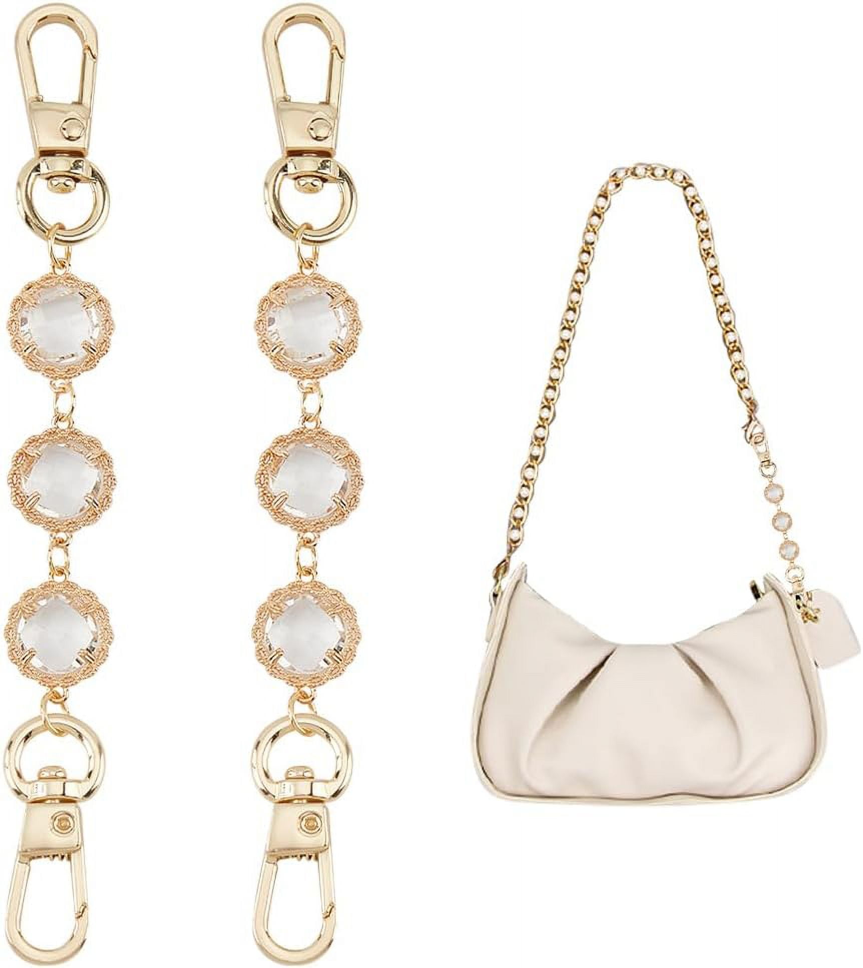 2 Pieces Purse Chain Charm 4.9 Inch Handbag Decorative Chains Short ...