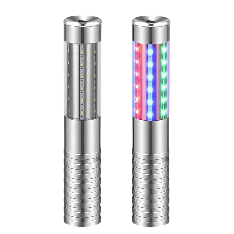 2 Pieces RGB LED Strobe Light Bottle Service Sparklers Stick Reusable ...