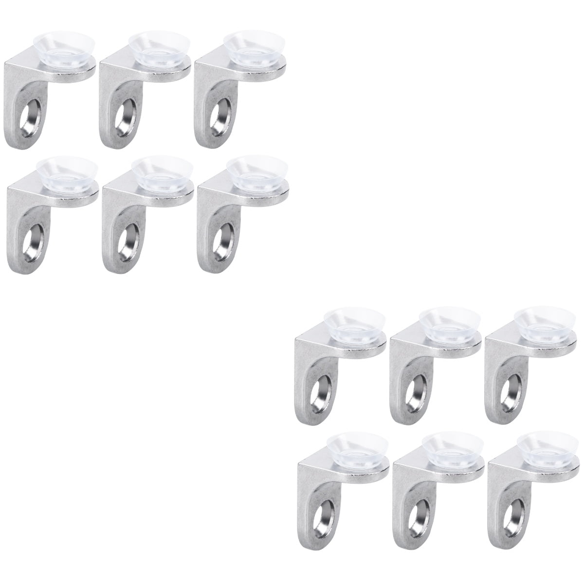 2 Pieces Racking Shelving Brackets Hanging Shelves for Wall Silver ...