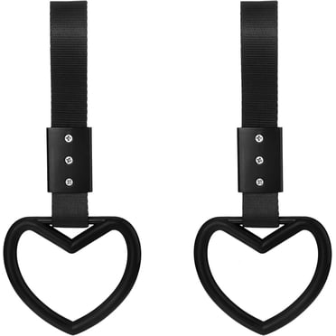 Xotic Tech 2 Pieces JDM Heart Shaped Car Handle Straps, Rear Bumper ...
